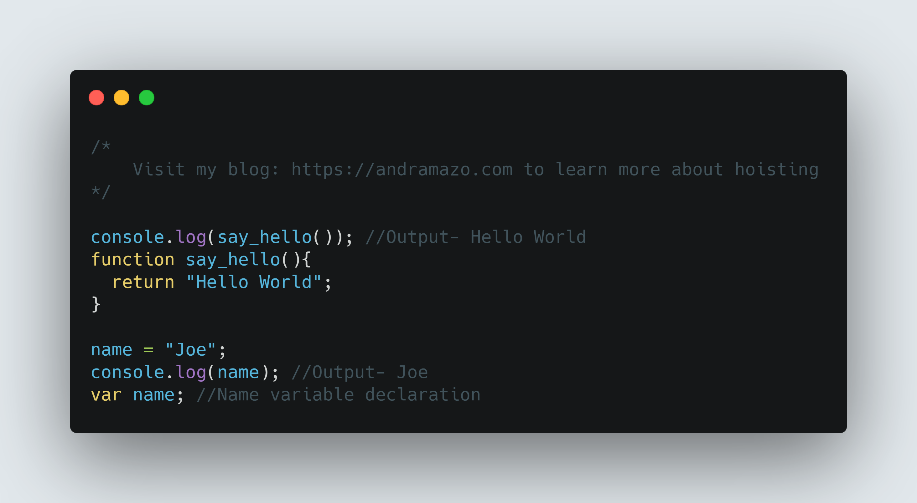 What Is Hoisting In Javascript Andramazo 