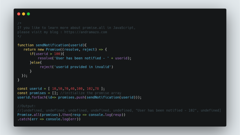 How To Use Promise All In Javascript Andramazo